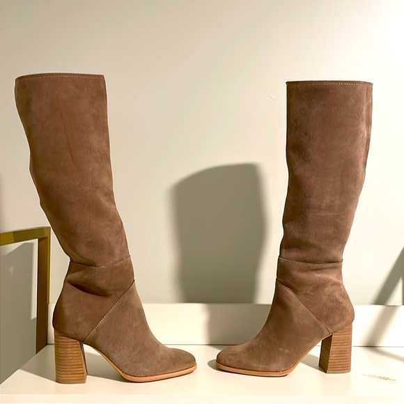 Dolce Vita | Shoes | New Dolce Vita Flynn Tall Boot Suede Taupesize 7 ...